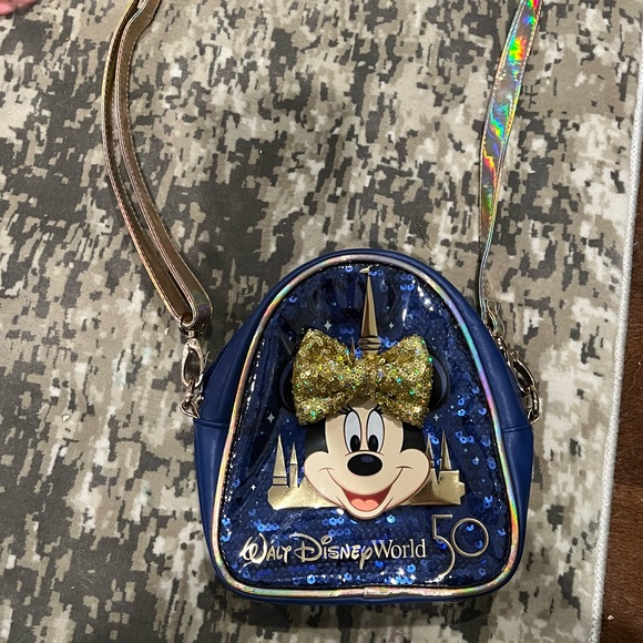 Disney | Bags | Walt Disney World 5th Anniversary Minnie Mouse Mini ...